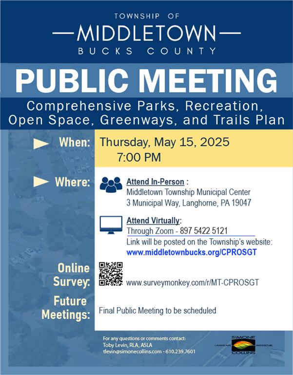 Middletown Township Parks & Recreation (Bucks, PA) - Middletown ...